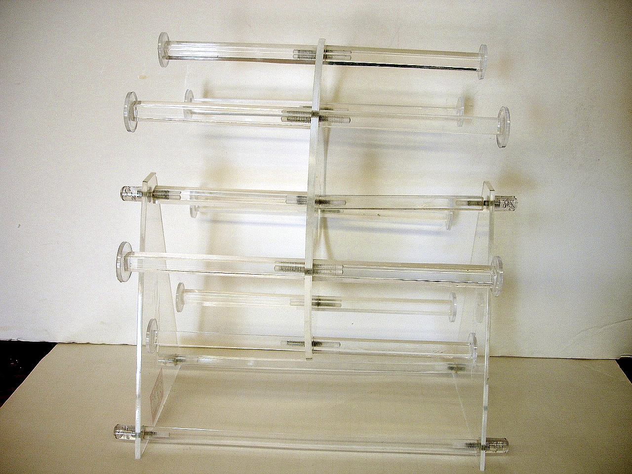 Indian bangle stand and bangle storage plastic box.